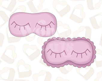 Sleep Mask Cookie Cutter, Eye Mask Cookie Cutter - Etsy