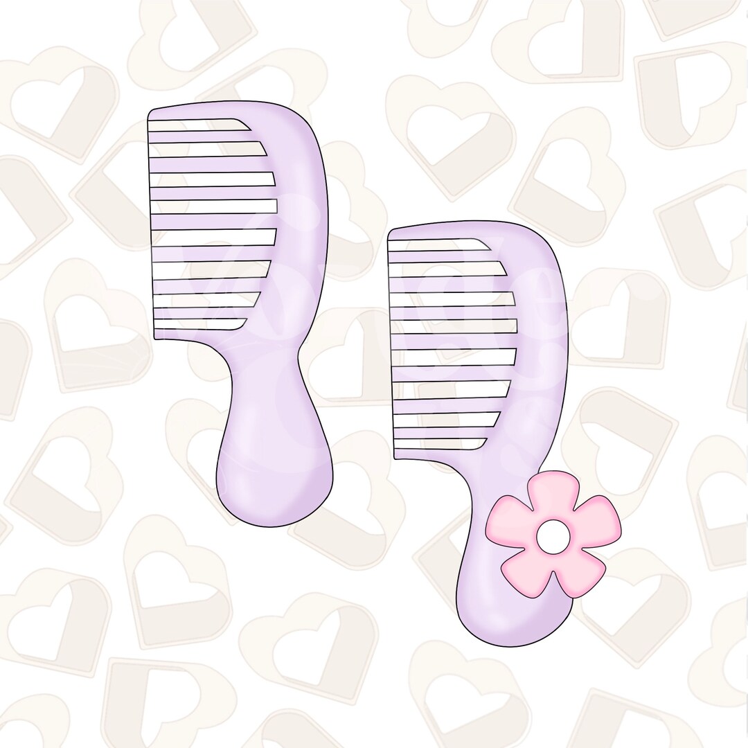 Hair Comb Cookie Cutter - Doll Cookie Cutter - Etsy