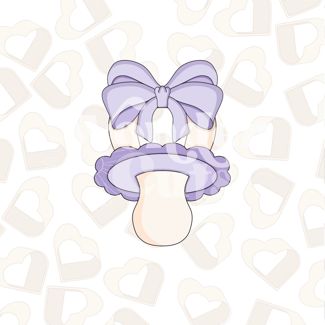 Coquette Pacifier Cookie Cutter- Baby Cookie Cutters - Coquette Cookie ...