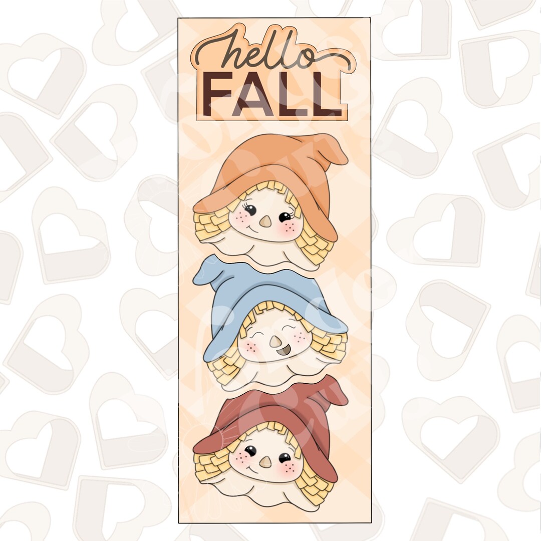 Hello Fall Stacking Set of 3 Cookie Cutters - Etsy