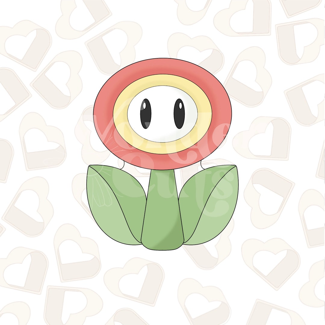 Video Game Flower Cookie Cutter - Etsy