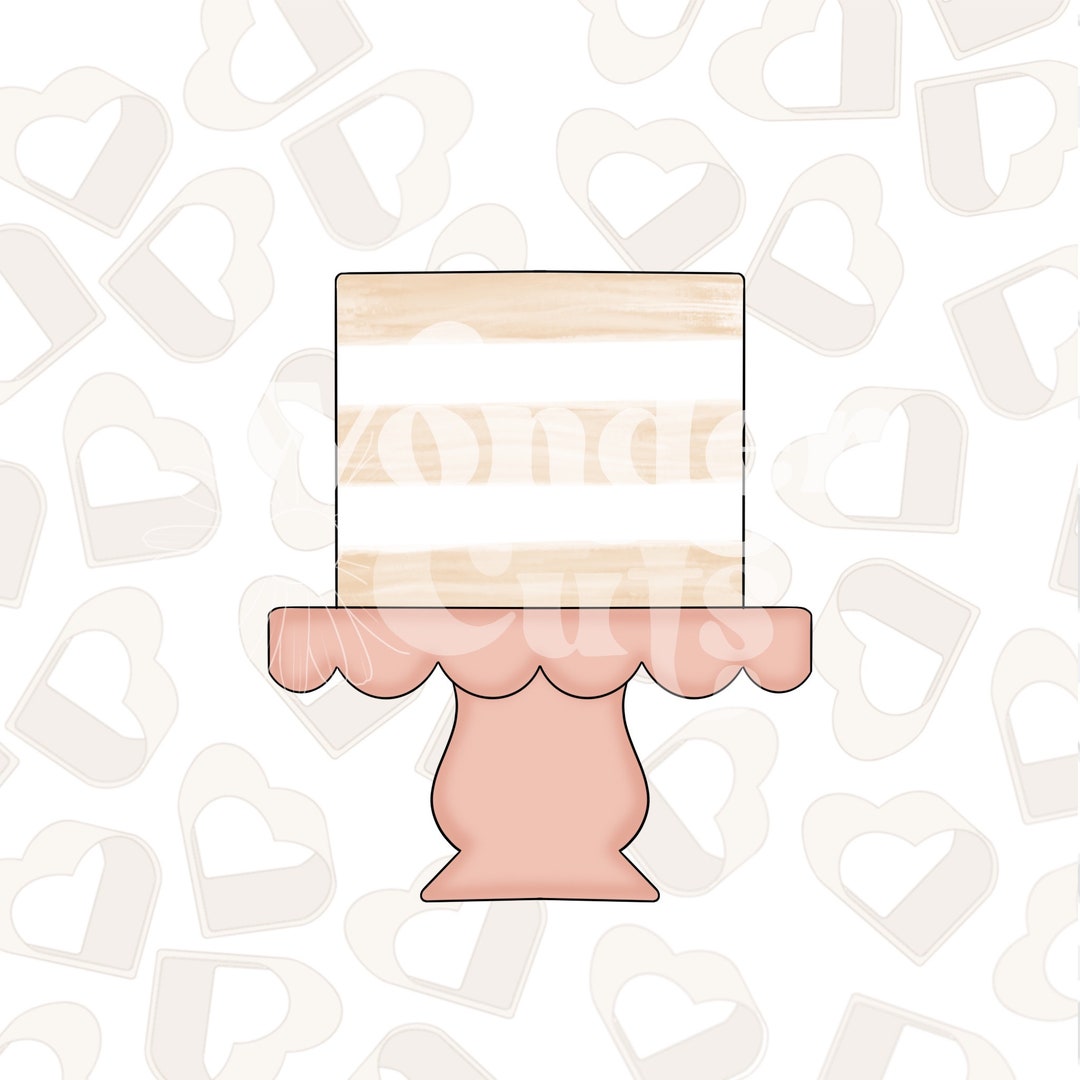 Birthday Cake Cookie Cutter - Etsy