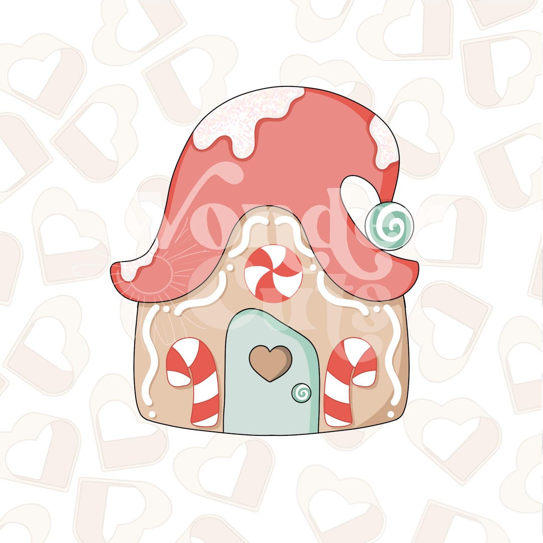 Wonky Gingy House Cookie Cutter- Christmas Cookie Cutters- Winter ...