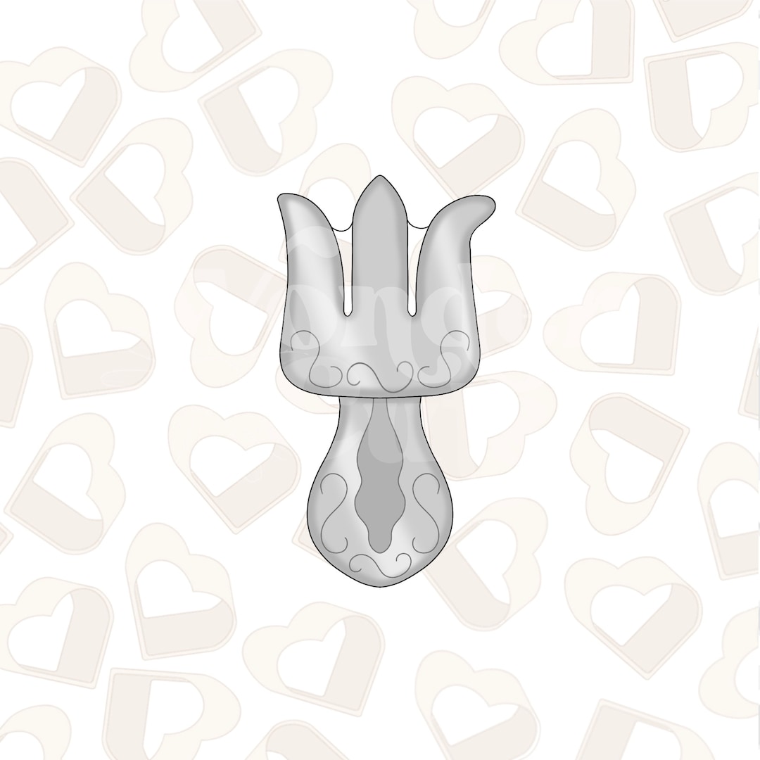 Mermaid Fork Cookie Cutter- Under the Sea Cookie Cutter - Mermaid ...