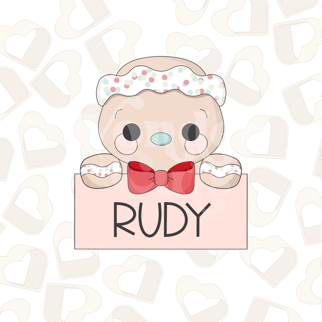 Boy Gingy Name Plaque Cookie Cutter- Christmas Cookie Cutters - Etsy