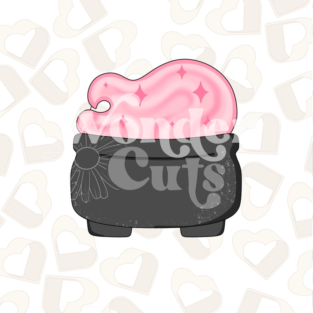 Chubby Cauldron Cookie Cutter - Halloween Cookie Cutters - Etsy