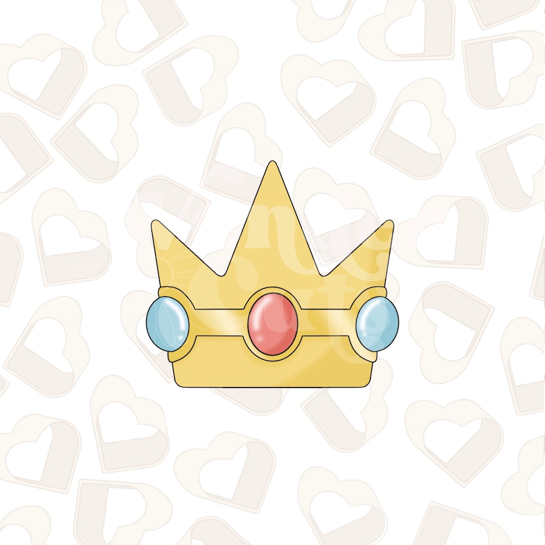 Video Game Princess Crown Cookie Cutter - Etsy