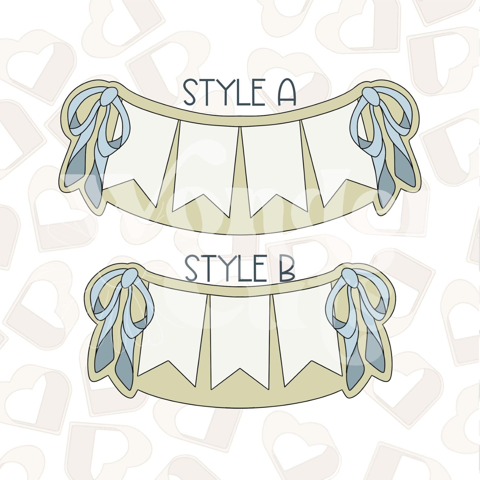 Coquette Banner Cookie Cutter- Coquette Cookie Cutters - Etsy