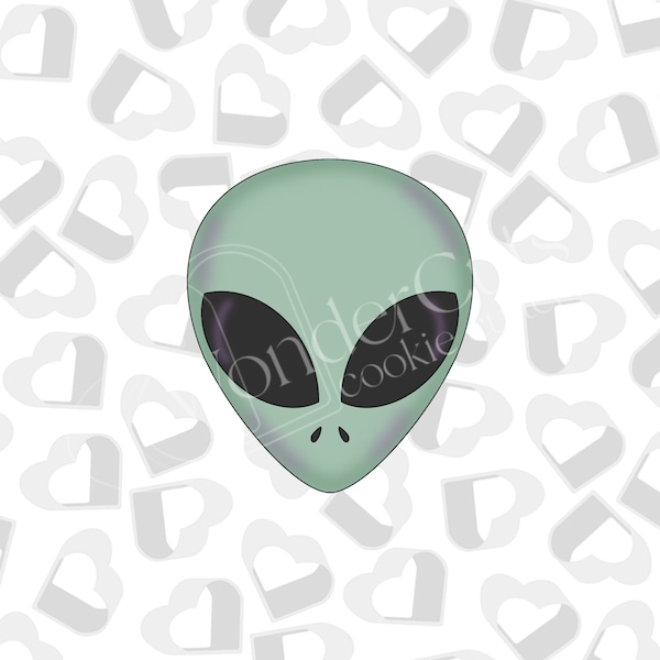 Alien Cookie Cutter - Etsy