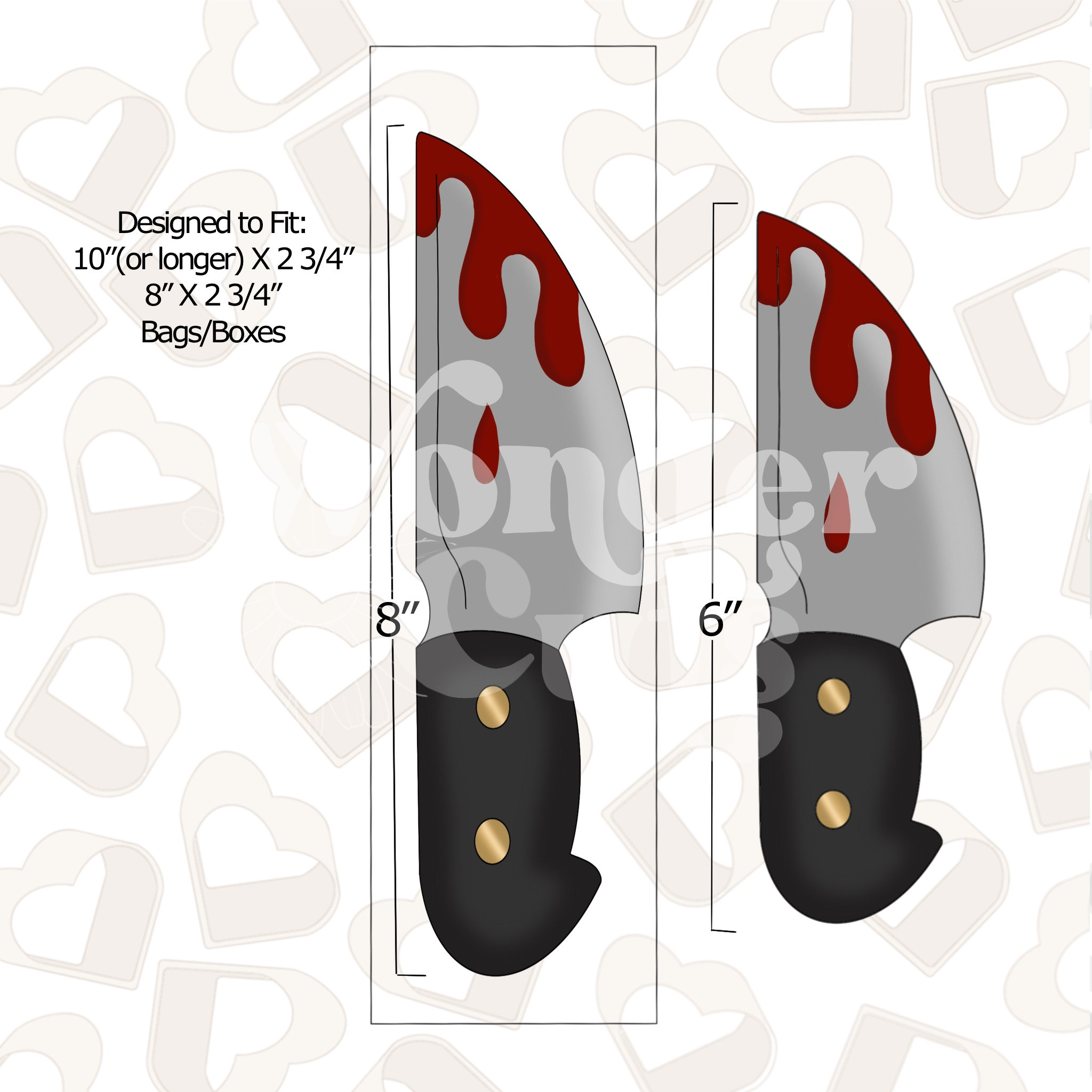 Killer Halloween Long Knife Cookie Cutter- Halloween Cookie Cutter - Etsy