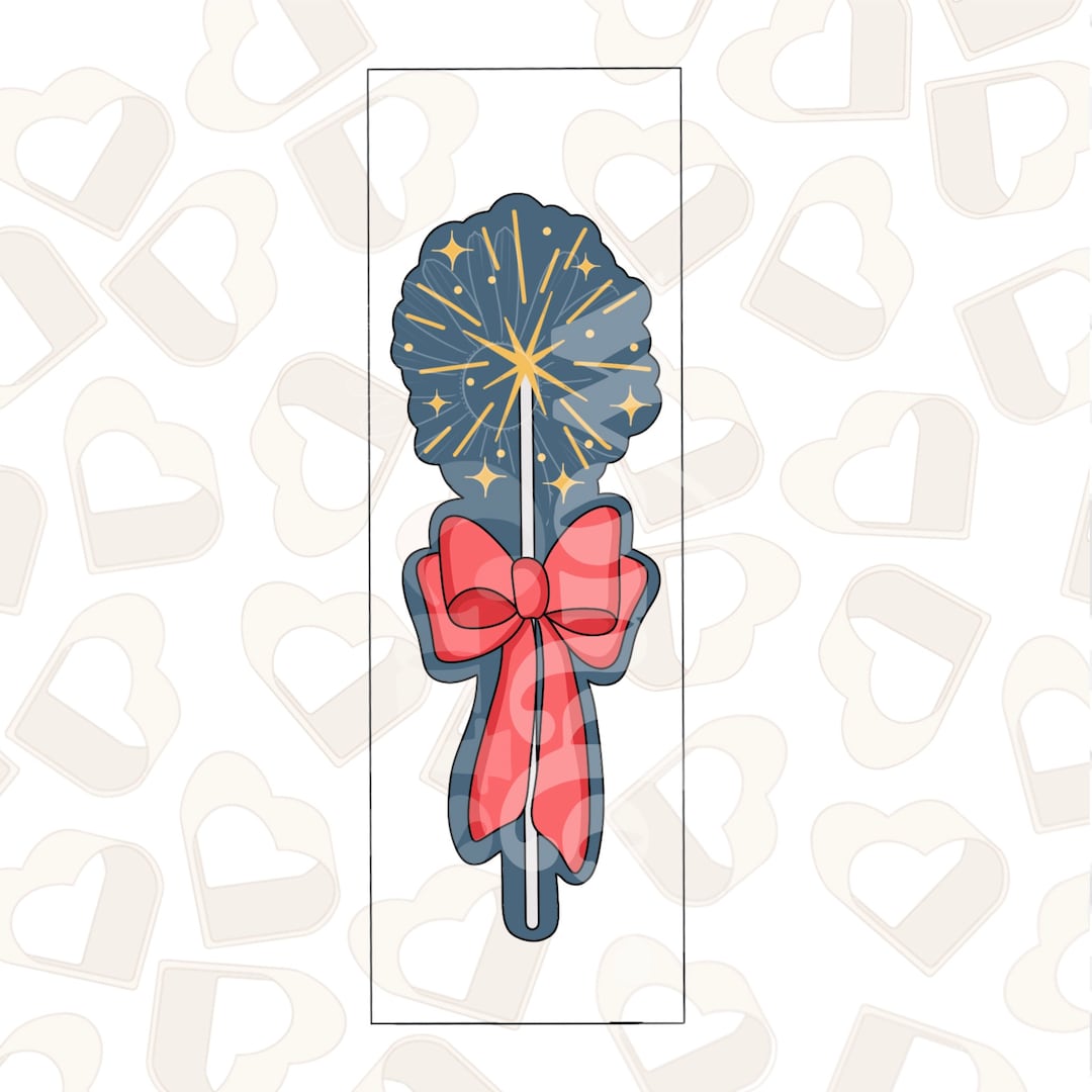 Long Sparkler Cookie Cutter-fourth of July Cookie Cutter - Etsy