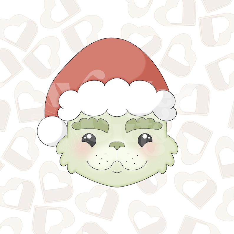Christmas Grinch Cookie Cutter Christmas Cookie Cutter - Etsy