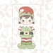 Build-an-elf / Girl Elf Cookie Cutters- Set of 3- Christmas Cookie ...