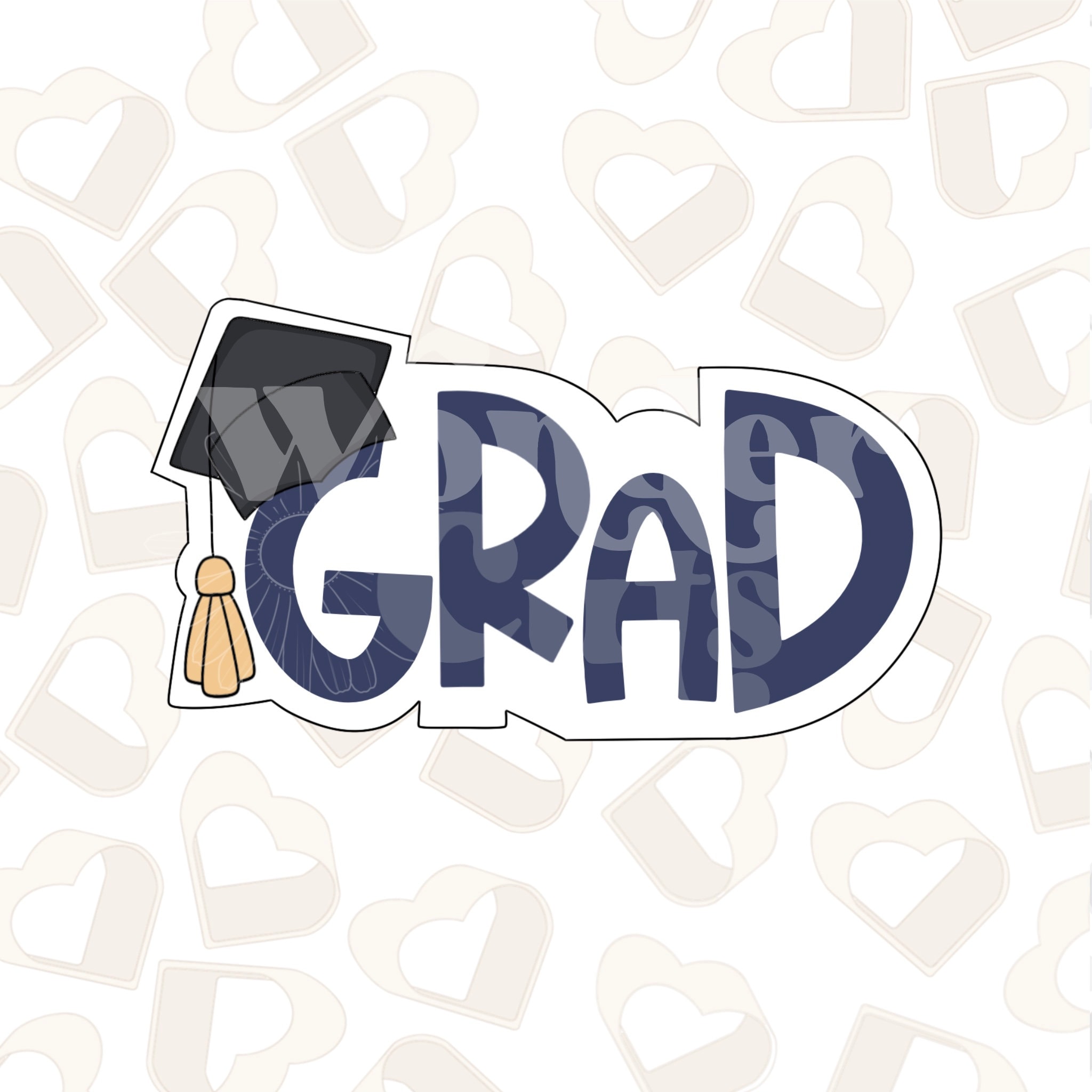 Grad Plaque 2 Cookie Cutter Graduation Cookie Cutters - Etsy