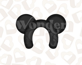 Girl Mouse Ear Double Scoop Cookie Cutter - Etsy
