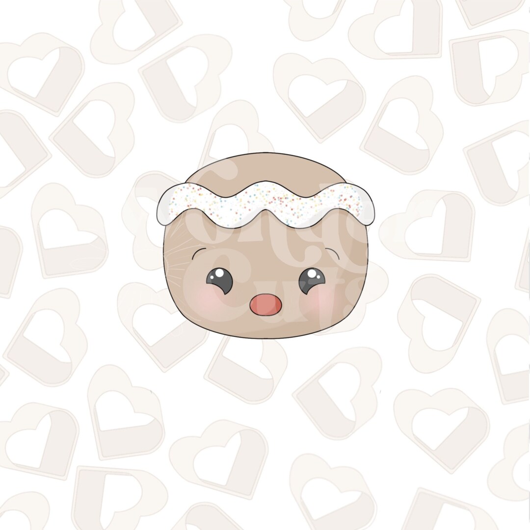 Gingy Boy Face Cookie Cutter- Christmas Cookie Cutter - Etsy