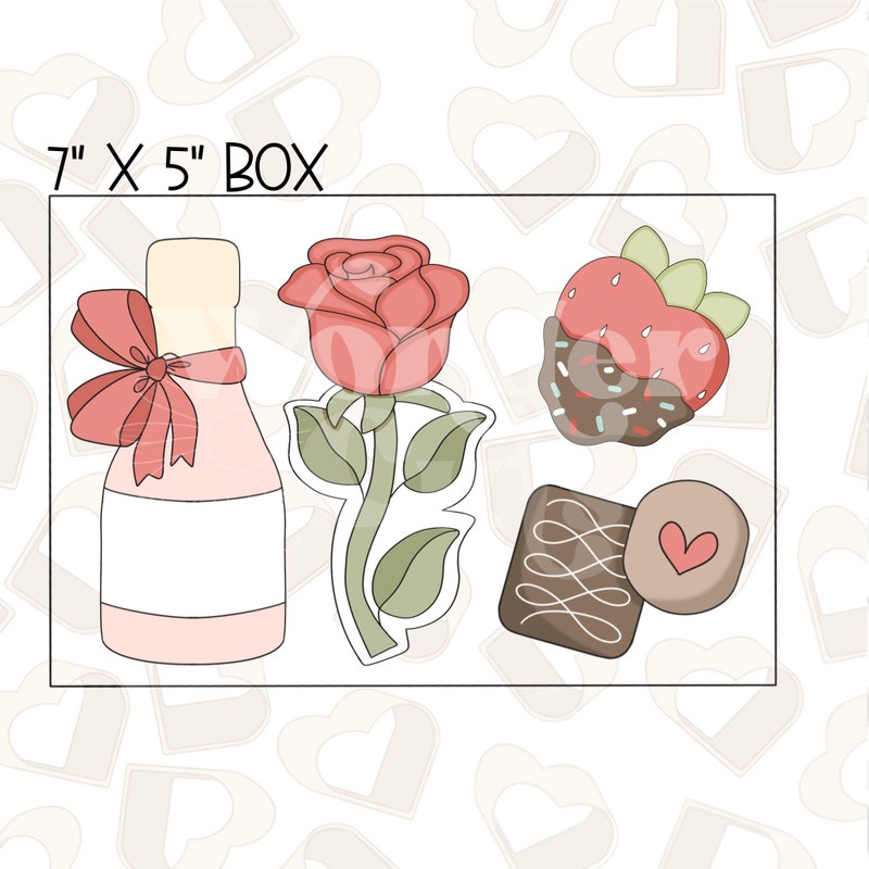 Rose Cookie Stencil - Etsy