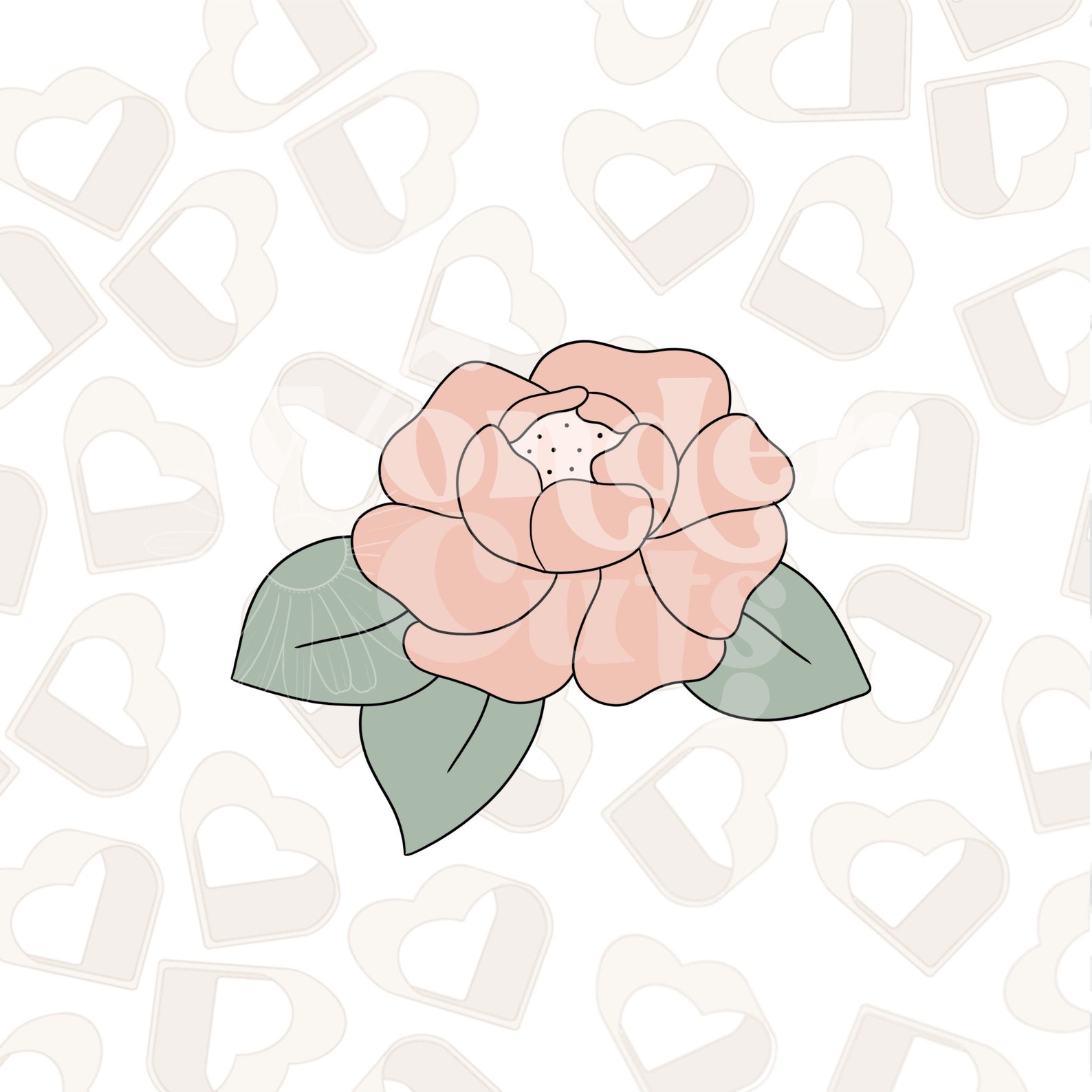 Peony Cookie Cutter - Etsy