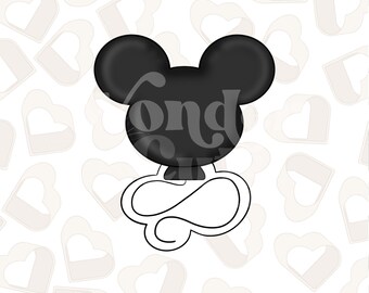 Girl Mouse Ear Popsicle Cookie Cutter - Etsy