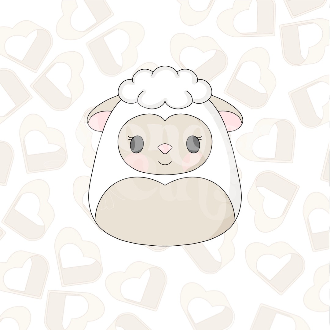 Lamb Squishy Cookie Cutter - Easter Cookie Cutter - Etsy