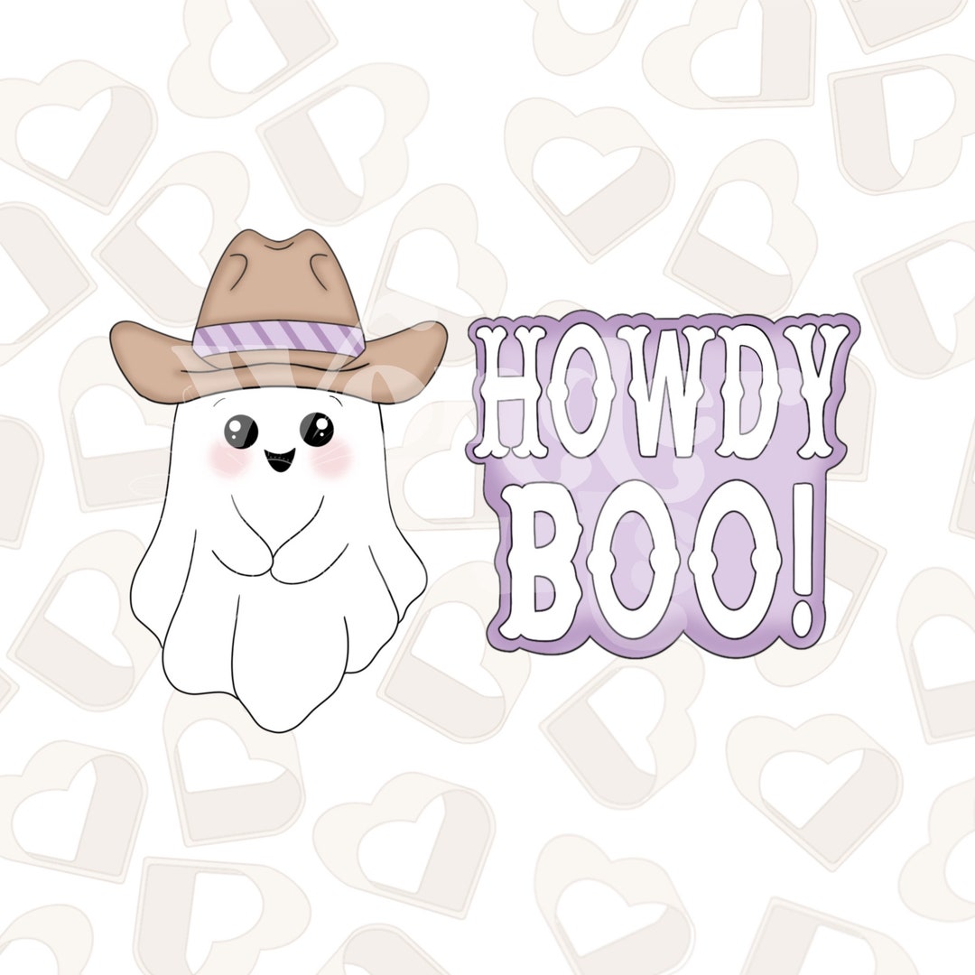 Howdy Boo! Cookie Cutter Set- Halloween Cookie Cutter - Etsy