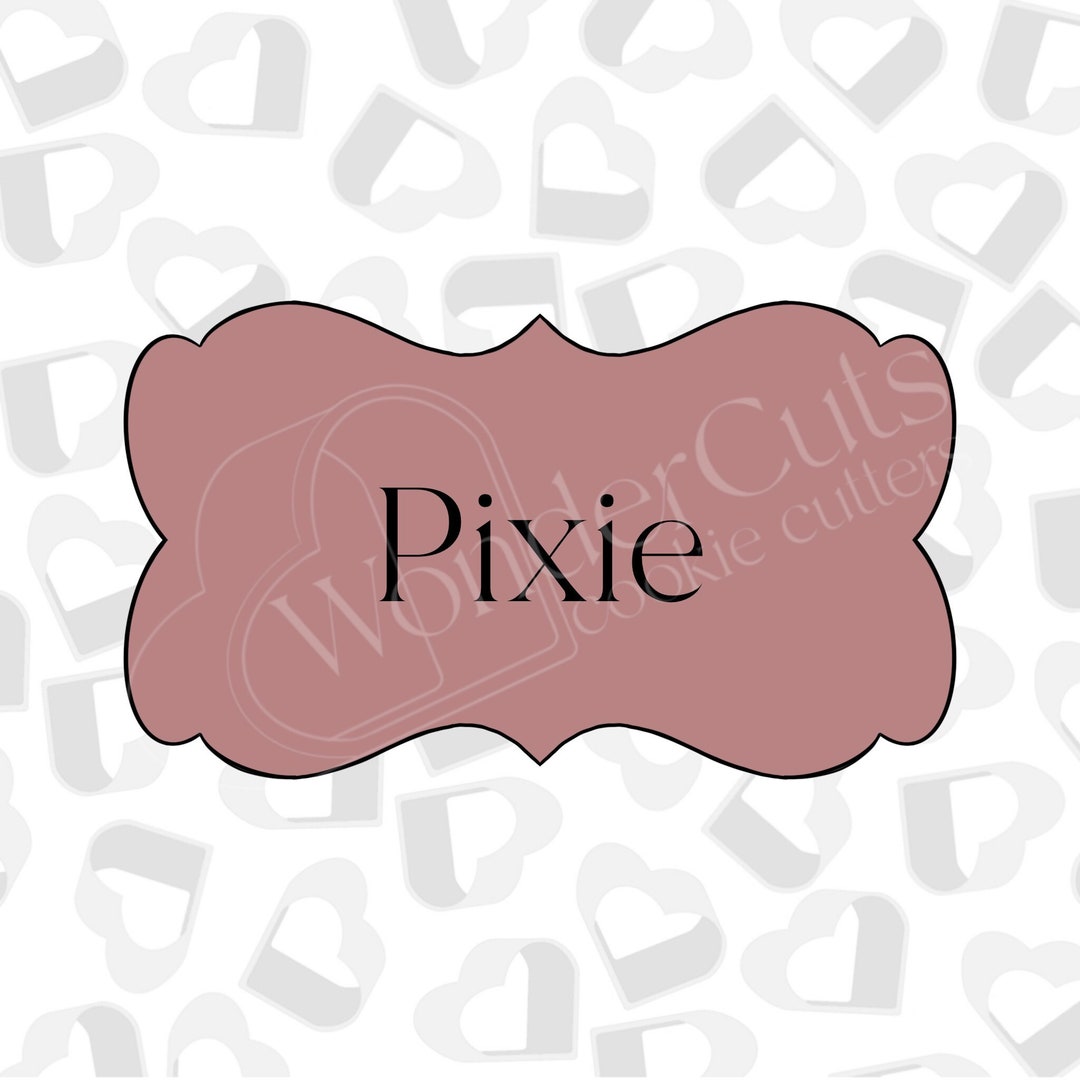 Pixie Plaque- Cookie Cutter - Etsy