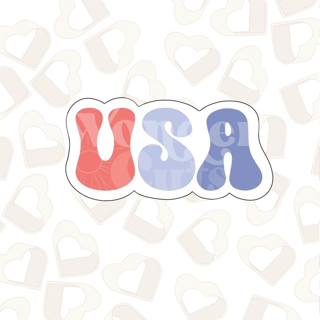 USA Cookie Cuttercookie Cutter-fourth of July Cookie Cutter - Etsy