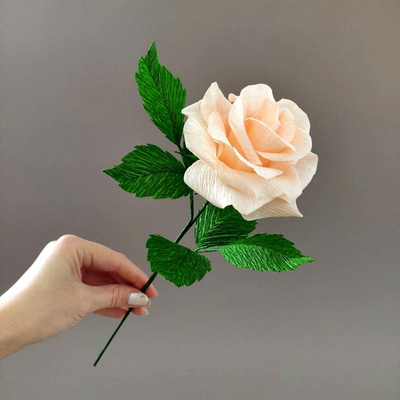 Crepe Paper Roses - Etsy