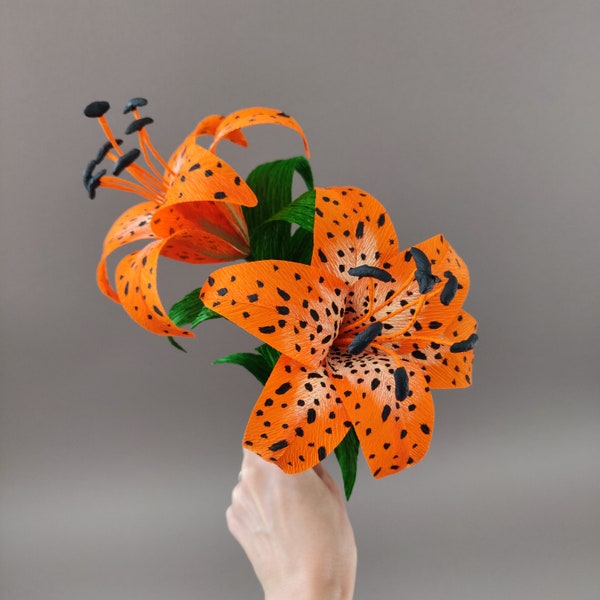 Tiger Lily Bouquet - Etsy
