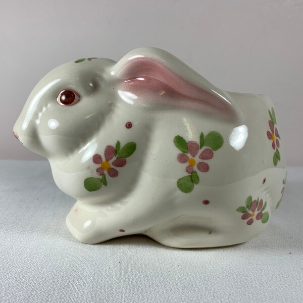Ceramic Planter Bunny - Etsy