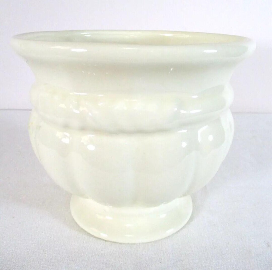 Vintage HAEGER Beige Ceramic Planter Container Made in USA House ...