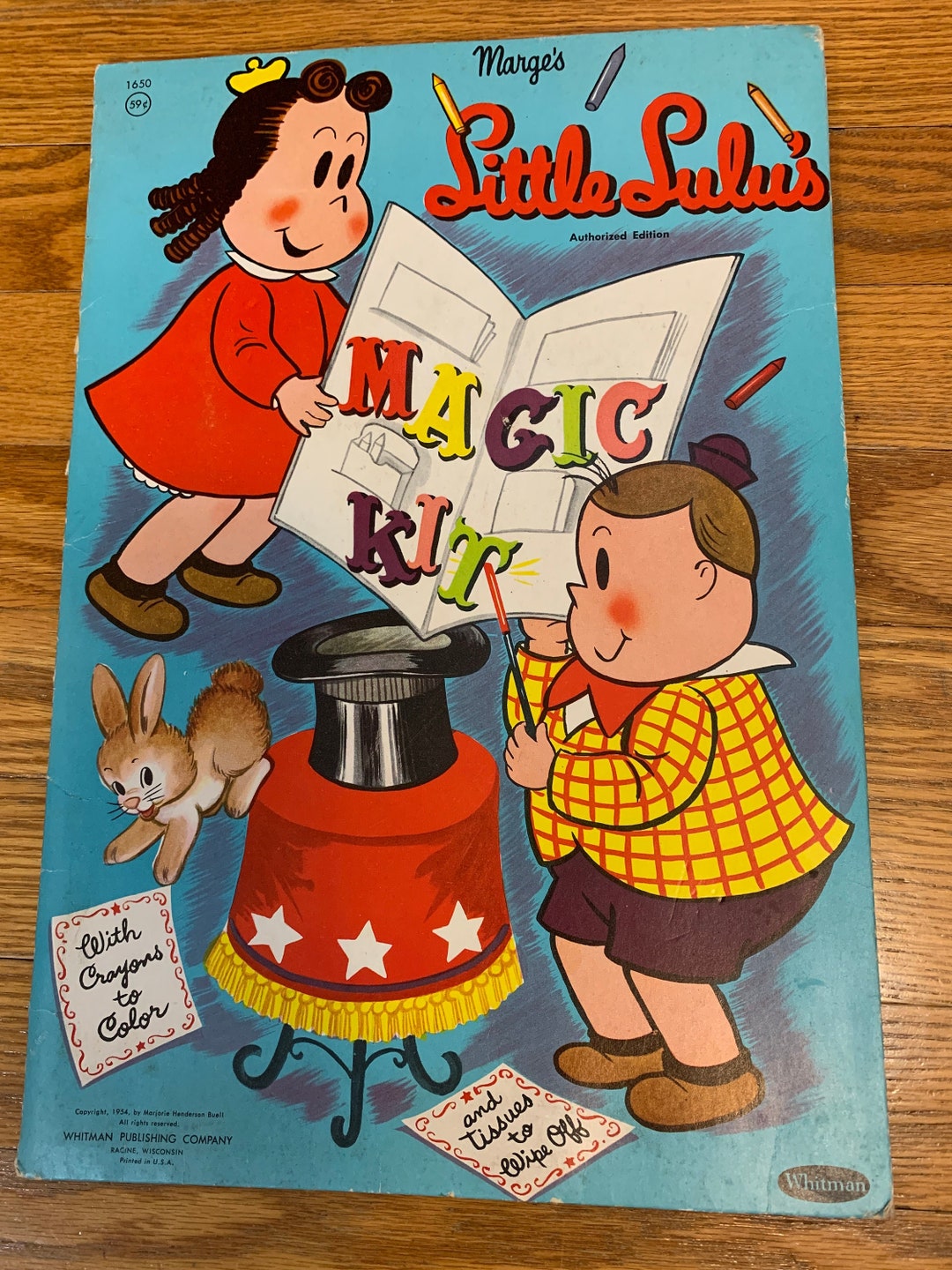 Vintage 1954 Little Lulu Folder folder Only Ephemera Empty Folder Great ...