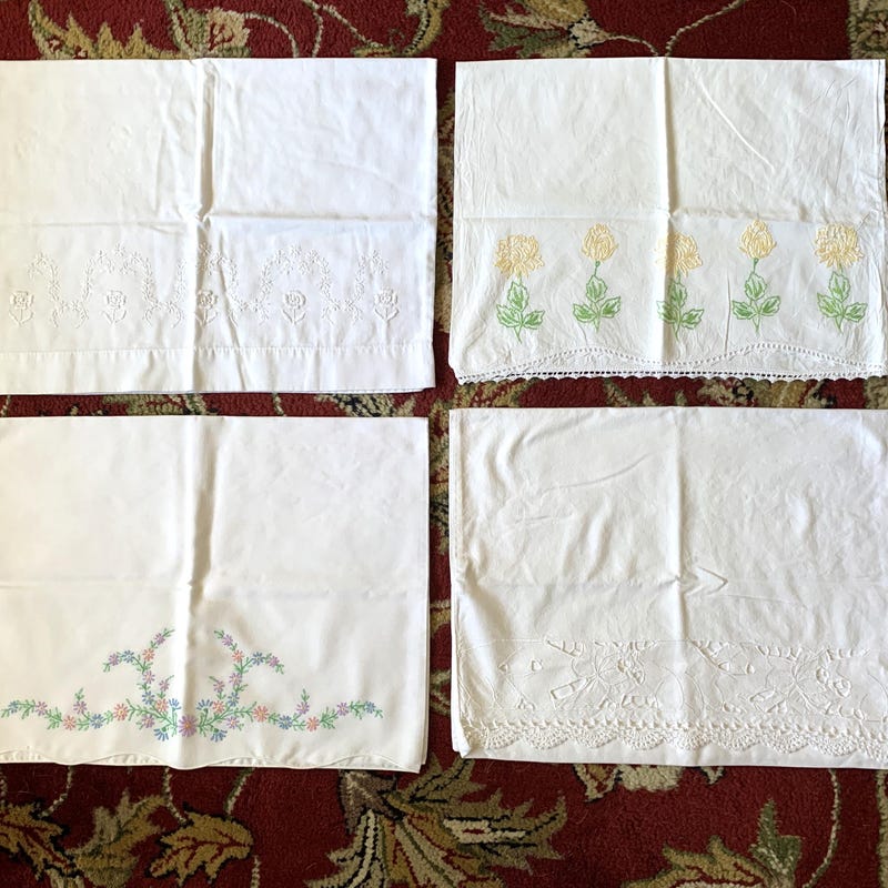 Vintage Pillowcases - Etsy