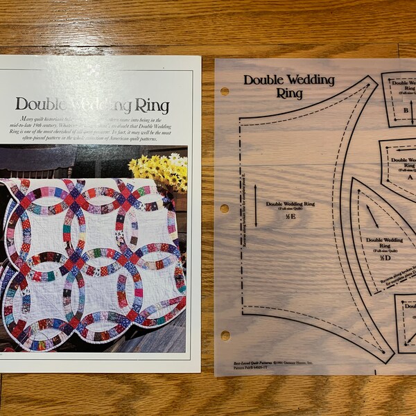 Wedding Ring Quilt Template - Etsy