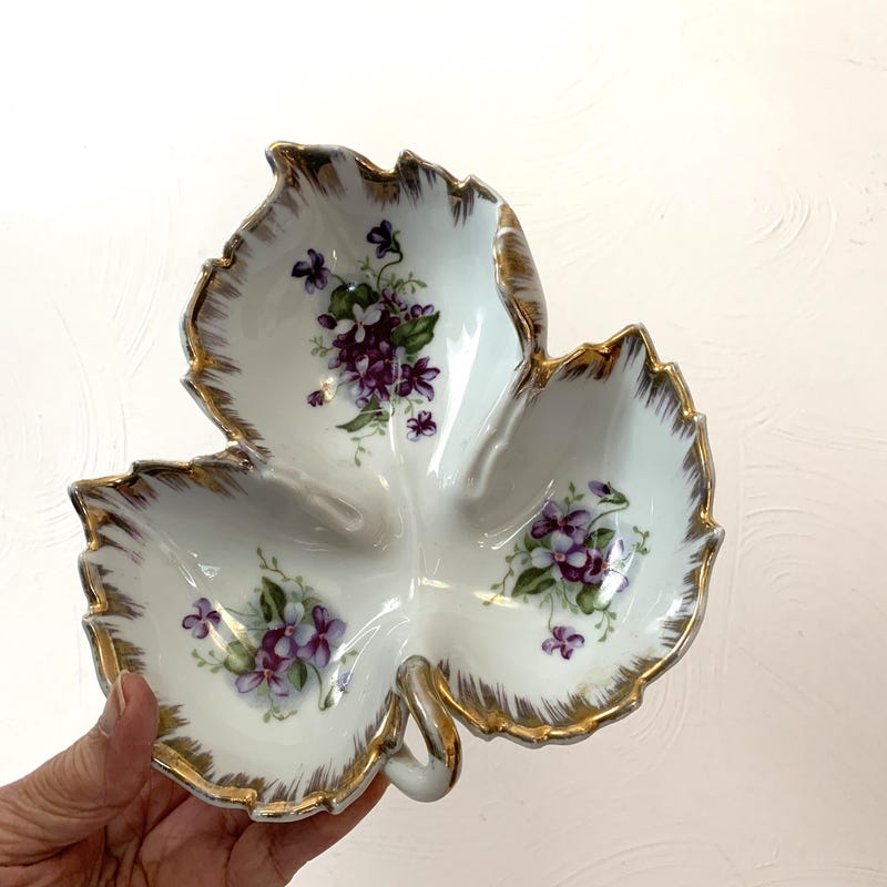 Vintage Violet Dish - Etsy