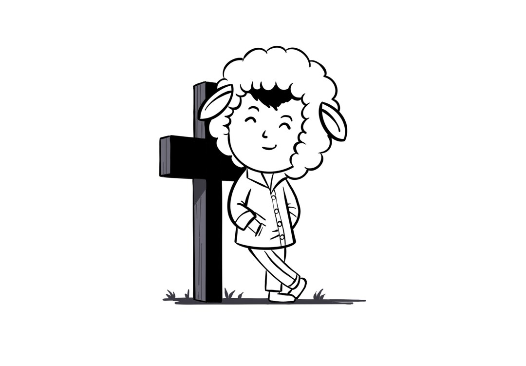 Designed by an Artist With Cartoon Patterns of Crosses and Figures - Etsy