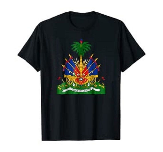 Haitian Coat Of Arms Haiti Emblem Symbol T-Shirt | Etsy