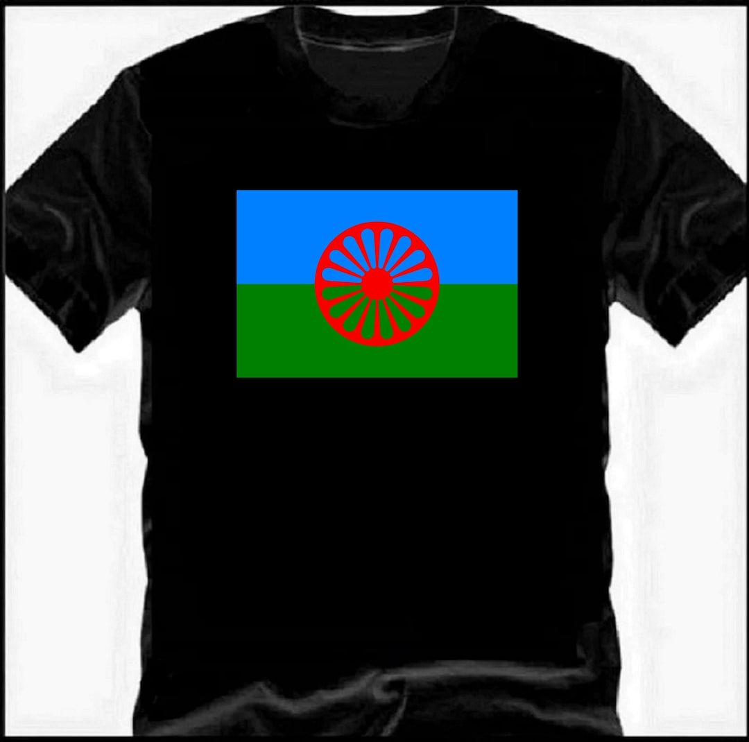 Flag of the Romani People - Romani Flag T-shirt - Etsy