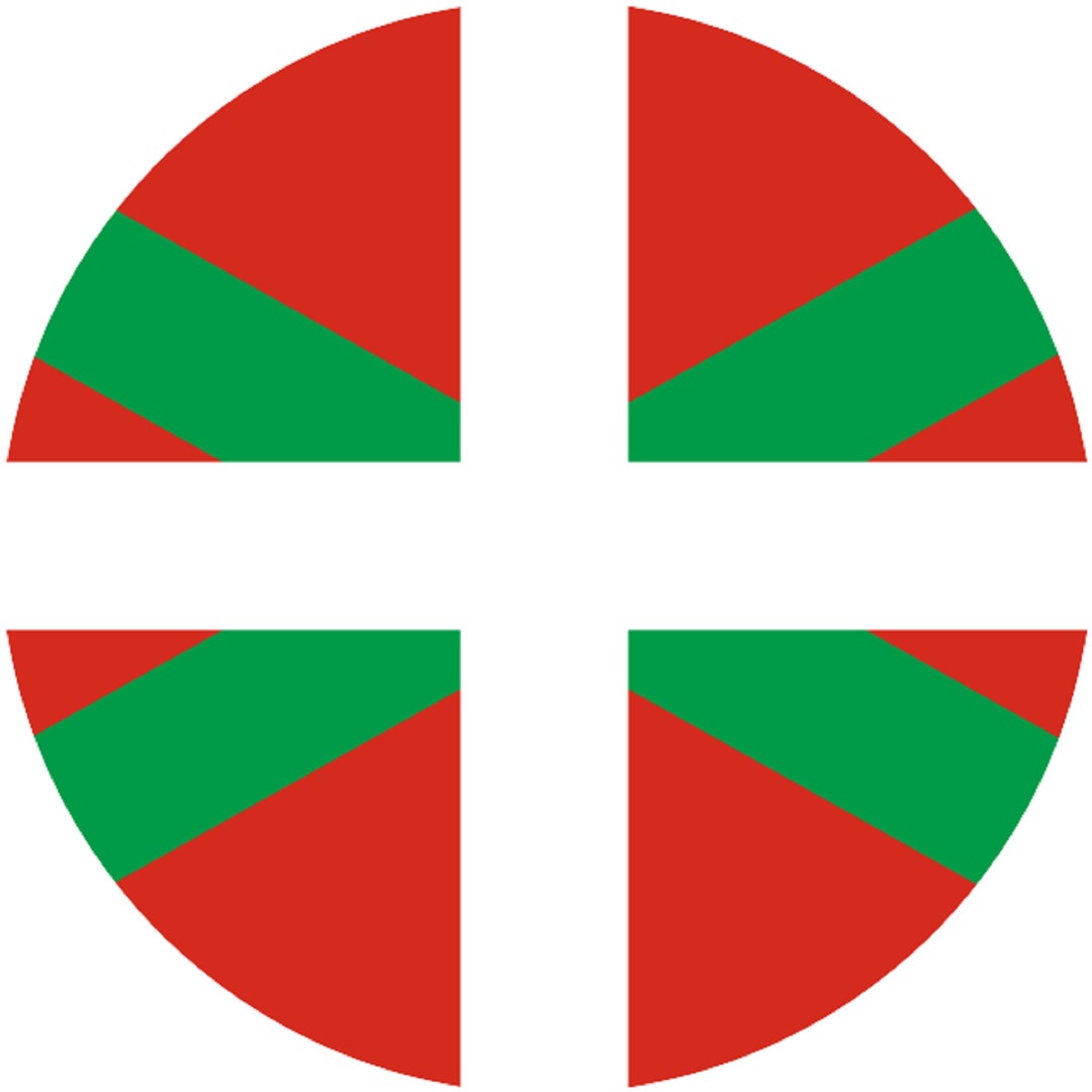 Euskadi Flag Basque Ikurrin Ikurrina Round Button Badge - Etsy