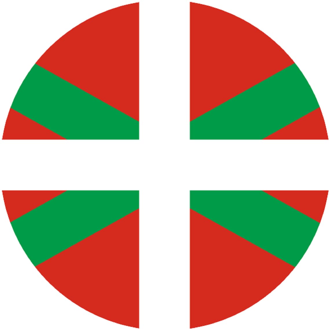 Euskadi Flag Basque Ikurrin Ikurrina Round Button Badge - Etsy