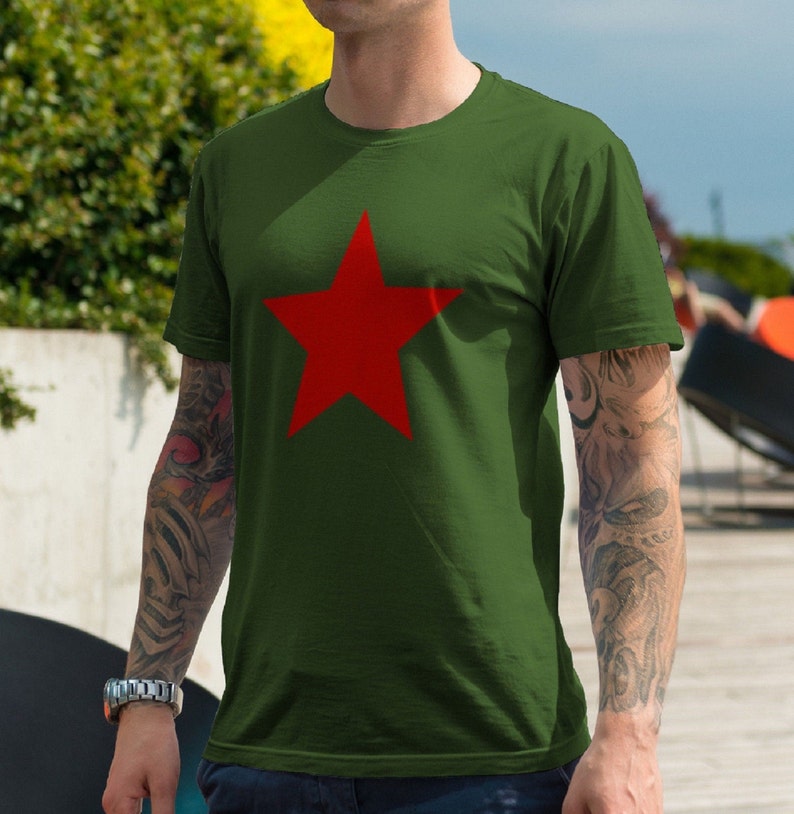 Communist Soviet CCCP Red Star T Shirt - Etsy