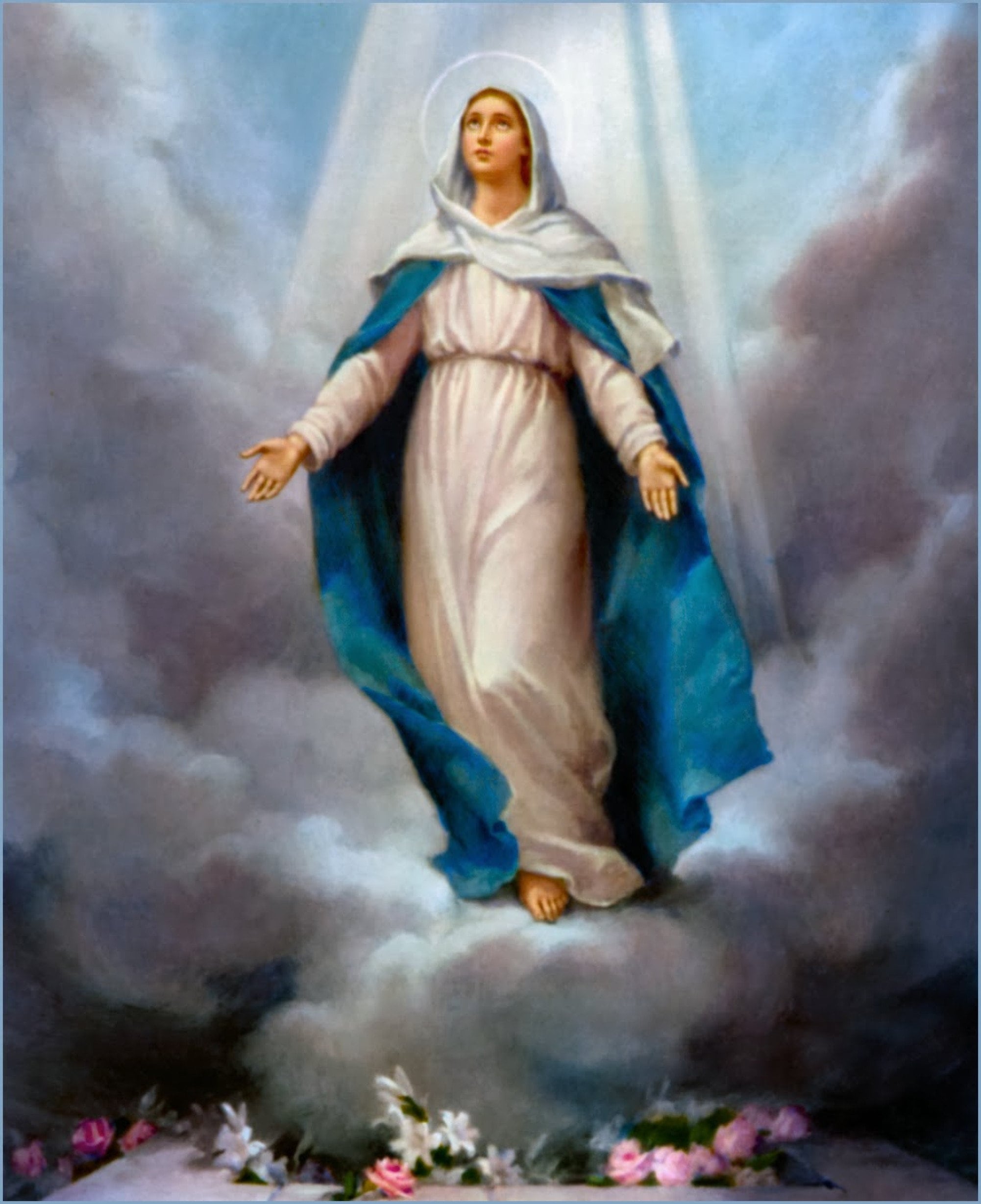 Virgin Mary Art Replica Reproduction Poster Print - Etsy