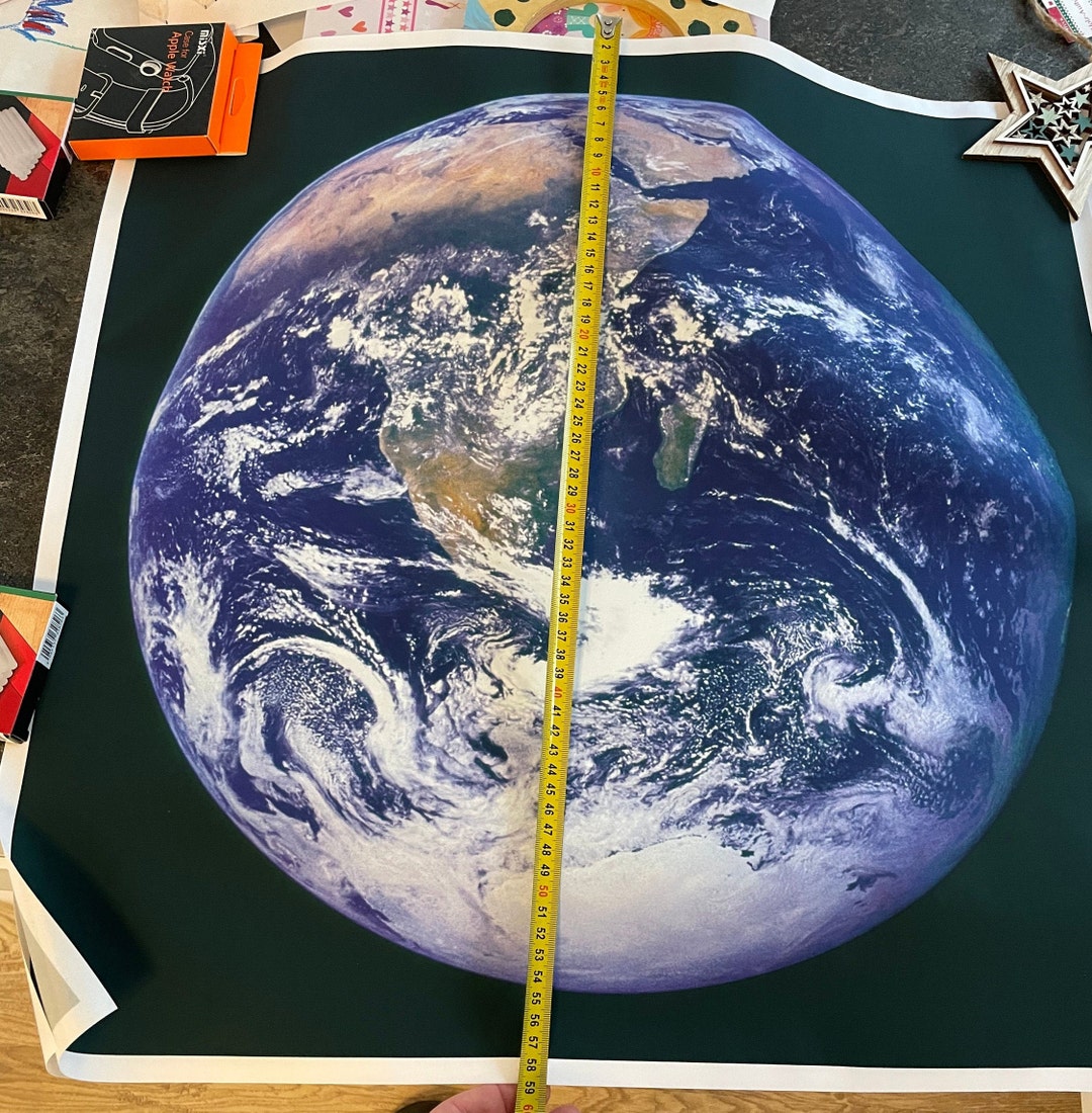 Blue Marble - Earth Seen From Space Poster - Etsy
