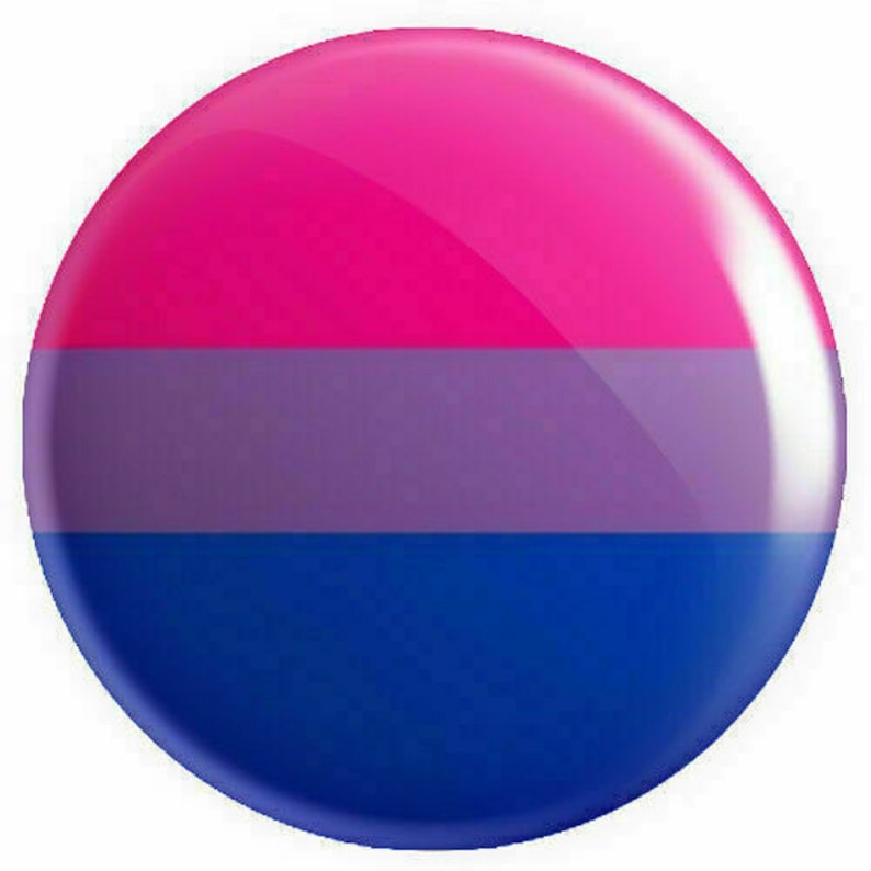 Bisexual Flag LGBT Rainbow Pride Round Button Badge - Etsy