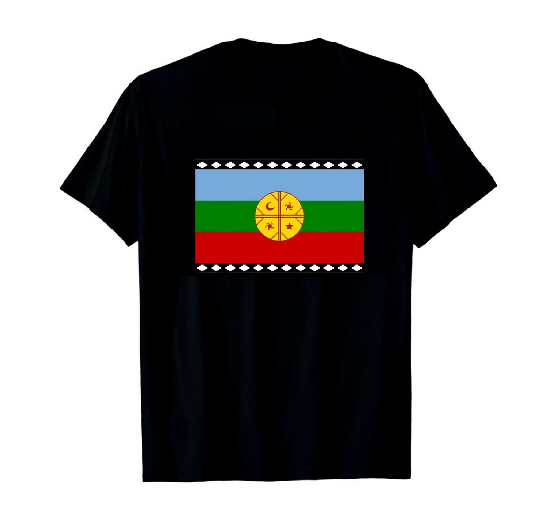 Flag of the Mapuches Bandera Mapuche Flag T-shirt - Etsy