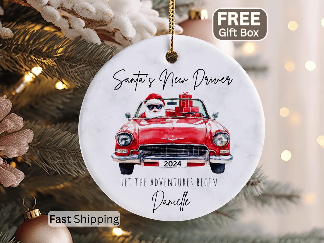 Personalized New Driver Ornament New Driver Christmas Gift for New ...