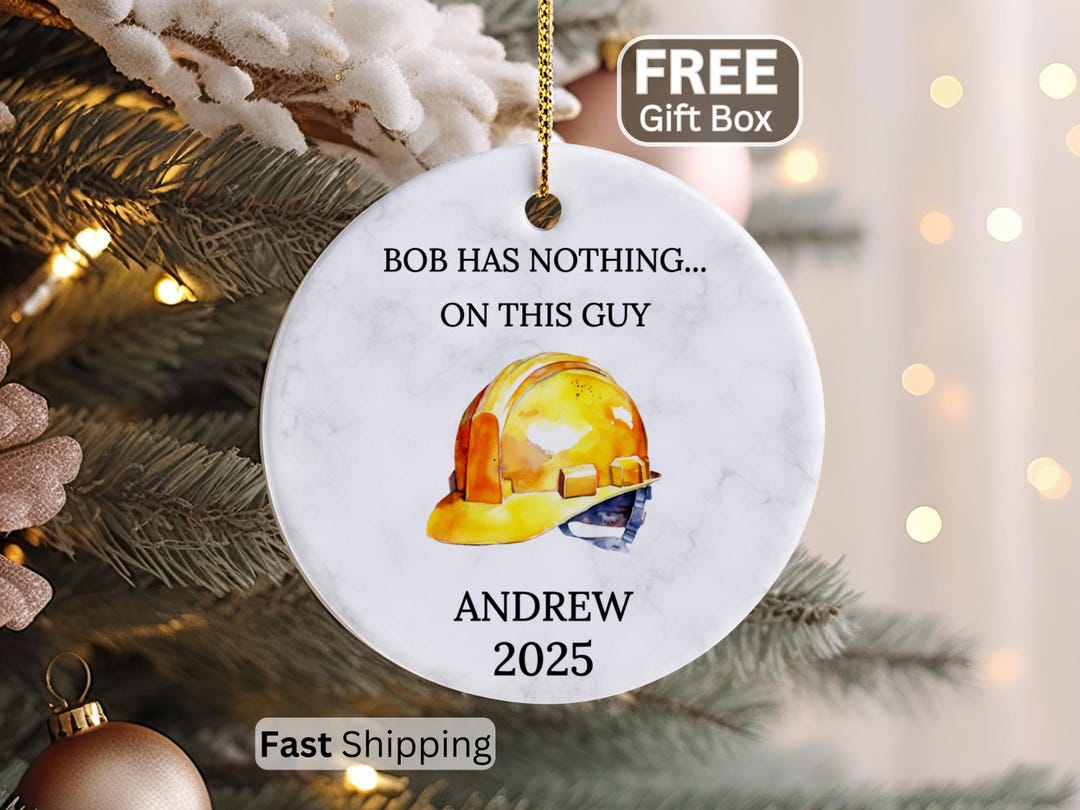 Builder Ornament Construction Worker Gift for Laboror Brick Layer ...