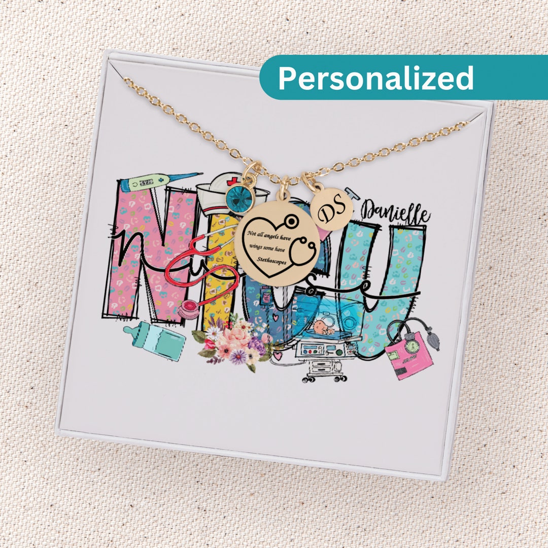NICU Nurses Gift for Nicu Nurse Necklace, NICU Nurse Jewelry Baby Nurse ...
