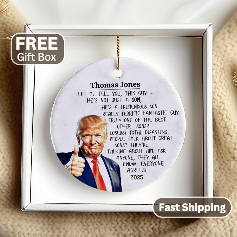 Trump Ornament - Etsy