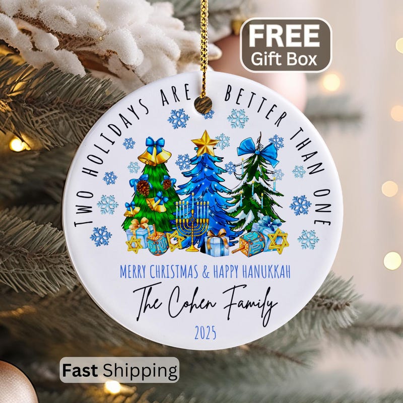 Chanukah Family Ornament - Etsy